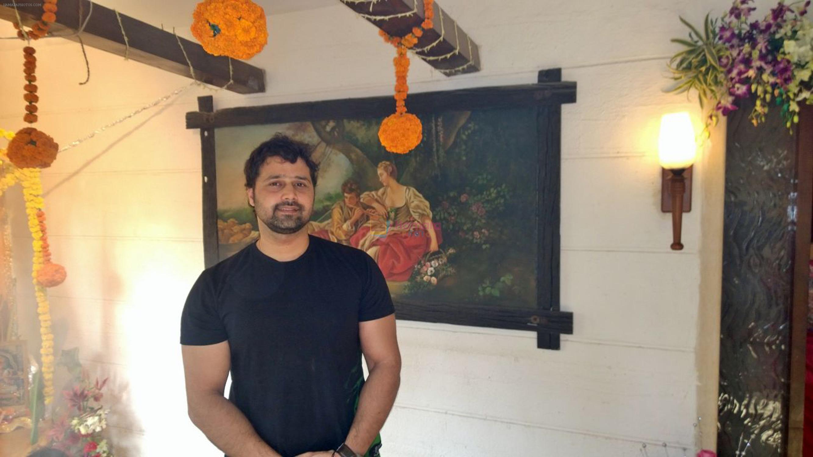 Mudasir Ali at Bappi Lahiri's Saraswati Puja / Mudasir Ali - Bollywood Photos